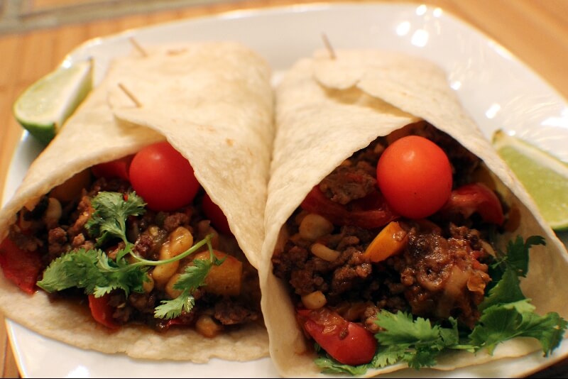 Burritos au bœuf | Les recettes faciles | Recettes Gourmandes